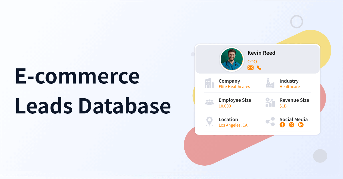 Ecommerce Leads Database | 3.4M+ Store Owners Contacts